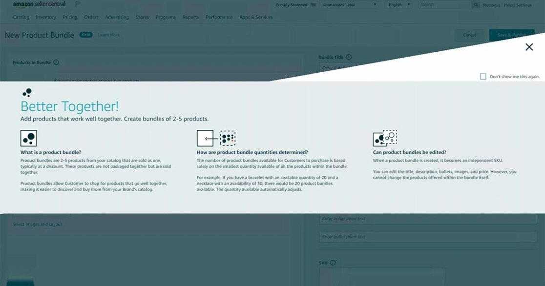 Know Everything About The New Amazon Virtual Product Bundle Tool