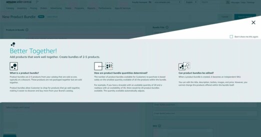 Know Everything About The New Amazon Virtual Product Bundle Tool