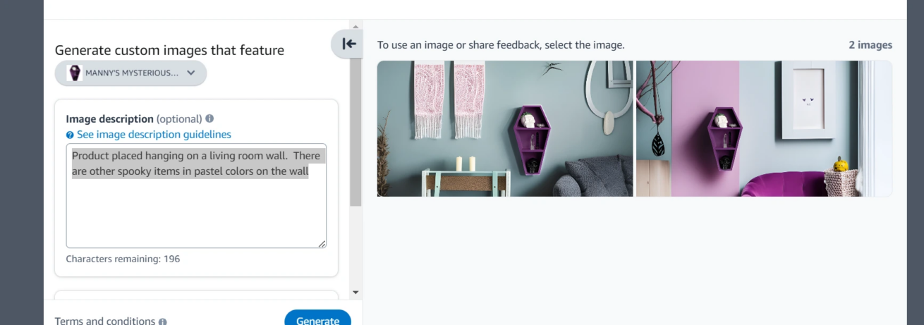 How To Use The Amazon Generative AI Image Creation Tool | Helium 10
